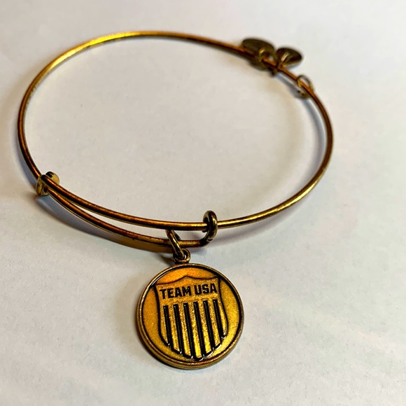 Alex and Ani | Jewelry | 35 Alex And Ani Team Usa Rafaelian Gold Bracelet | Poshmark